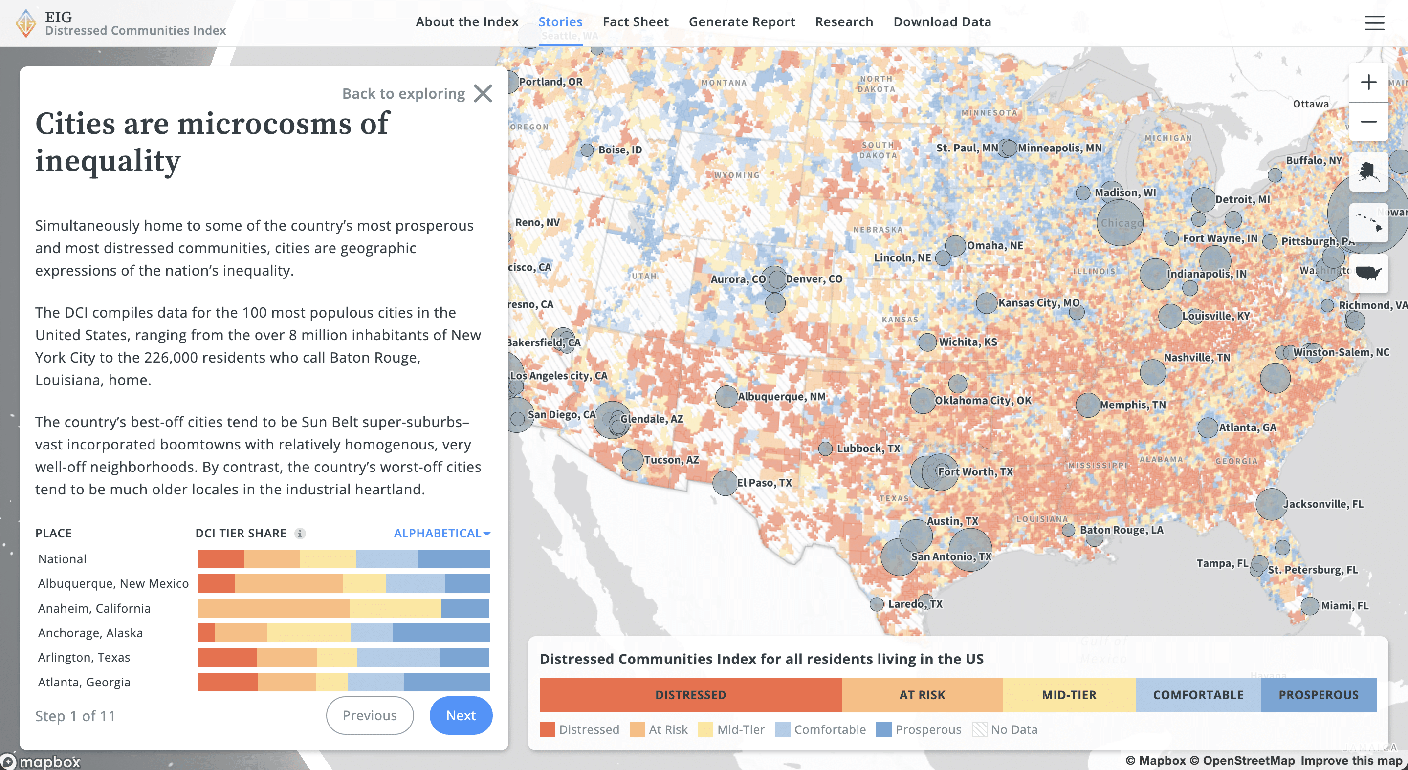 Redesigning the Distressed Communities Index | Stamen